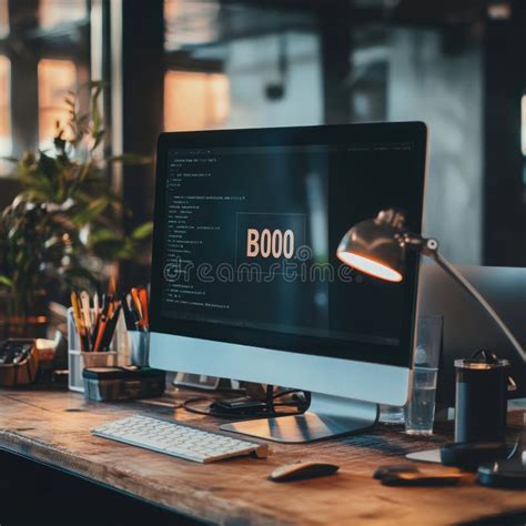 Coding Workspace Generative Ai Stock Illustration Illustration Of Programming Office 373146245