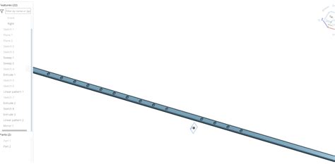 Linear Pattern Of Feature Select The Feature From The Feature List