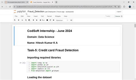 Hitesh Kumar K A On Linkedin Codsoft Datascience Internship Ml