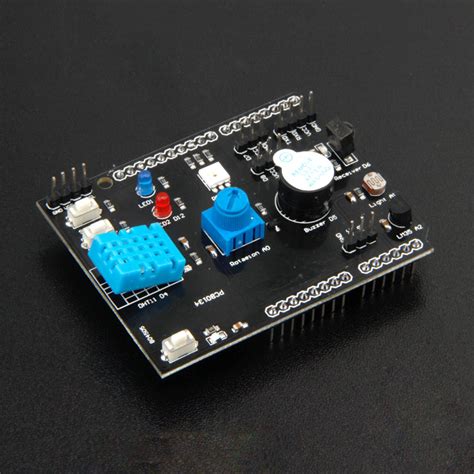 Arduino Easy Module Shield 功能擴展板 Dht11溫溼度 Lm35溫度 蜂鳴器 台灣智能感測科技