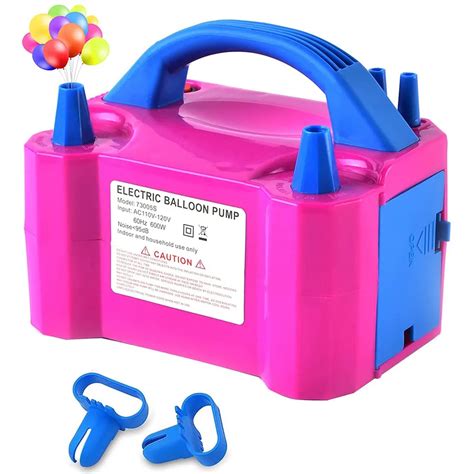 전기 에어 펌프 공기 주입기 듀얼 노즐 풍선 기계 에어 벌룬 송풍기 파티 풍선 아치 컬럼 스탠드 팽창식풍선 And 액세서리 Aliexpress