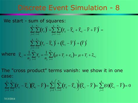 PPT Discrete Event Simulation PowerPoint Presentation Free