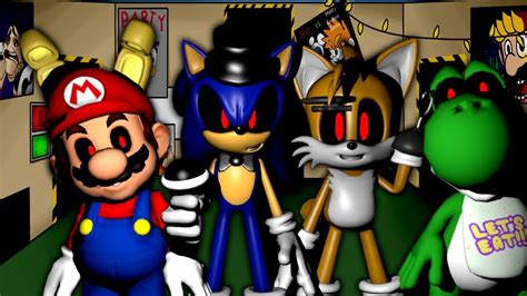 Theyre All Back Five Nights At Sonics Maniac Mania [fnas
