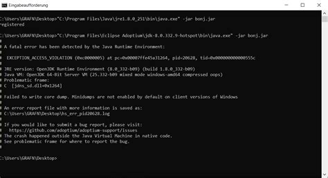 Jvm Crash In Jni Code · Issue 538 · Adoptiumadoptium Support · Github