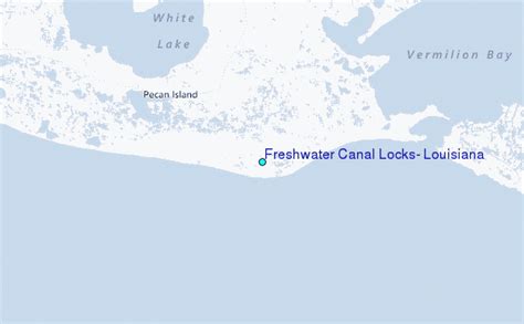 Freshwater Canal Locks Louisiana Tide Station Location Guide