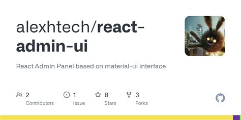 Github Alexhtech React Admin Ui React Admin Panel Based On Material Ui Interface