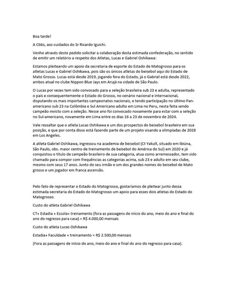 Carta Cbbs Lucas E Gabriel Oshikawa Pdf