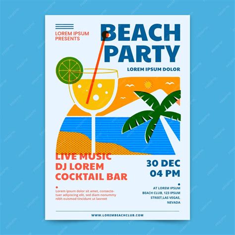 손으로 그린 리소 그래프 포스터 디자인 무료 벡터