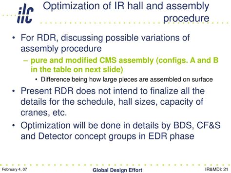 ILC Interaction Region And Machine Detector Interface Ppt Download