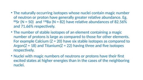 Nuclear Chemistry The Nuclear Shell Model Pptx Chemistry Science