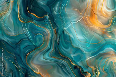 Blue And Orange Abstract Swirls Creating A Dynamic Backgrounds In 2024 Abstract Stock