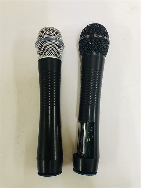 Pair Of Lectrosonics Microphones Ut400 And Ut200 Block 25 And 29 Reverb