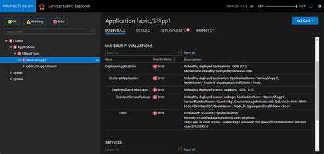 Net Core Running Dotnetcore Console Application In Service Fabric Guest Executable Stack