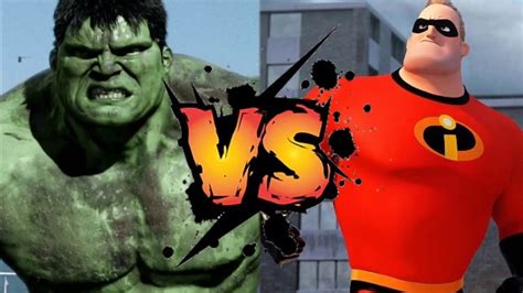 Hulk 2003 Vs Mr Incredible QuiÉn GanarÍa Youtube