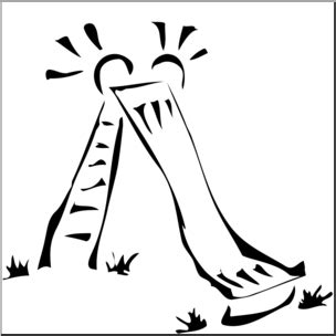 Slide Clip Art Black And White