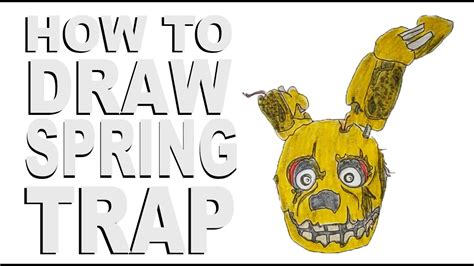 How To Draw Springtrap Five Nights At Freddy S YouTube