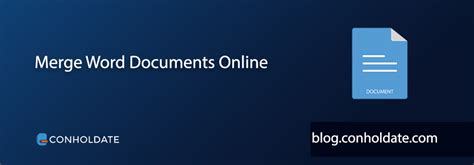 オンラインで Word 文書を無料で結合 Docx Doc Wordを1つに結合