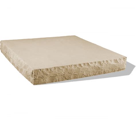 Pillar Cap 29″ Ledgestone Buff Mendez Landscaping