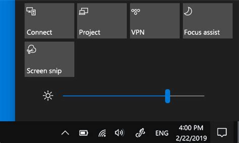 How To Adjust Screen Brightness In Windows 10 Youtube