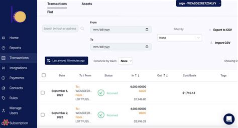 We Made Software For Algorand Users To Keep Track Of Their Transactions