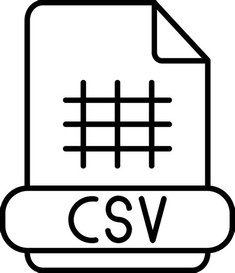 csv line icon 36613831 vector art at vecteezy