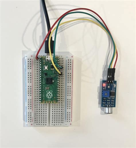 Sound Sensitive Led Lights Using Raspberry Pi Pico 6 Steps