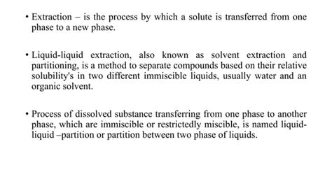 Liquid Liquid Extraction 1 Pptx