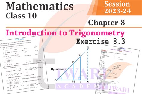 Ncert Solutions For Class 10 Maths Chapter 8 Exercise 8 3