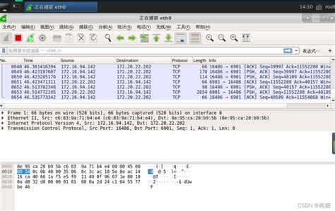 信息安全实验——网络嗅探技术wireshark 过滤分组 Csdn博客