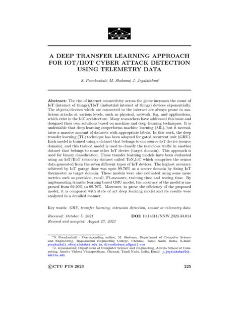 A Deep Transfer Learning Approach For Iotiiot Cyber Attack Detection
