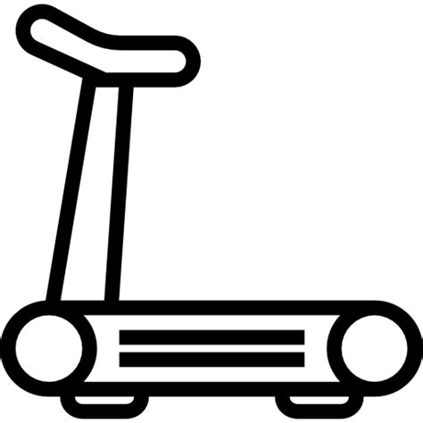Treadmill Basic Miscellany Lineal Icon