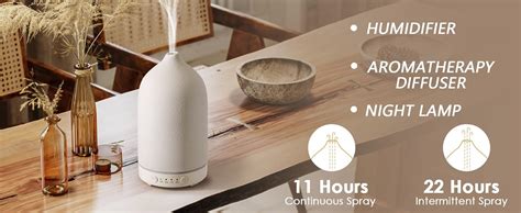Diffuserlove Ceramic Diffuser 200ml Essential Oil Diffusers Aromatherapy Air Diffuser For Room 2