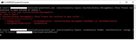 Powershell Vpn File With Windows Message Box Programming