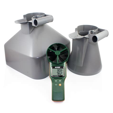Extech An300 Anemometer And Air Flow Cone Kit Test Uk