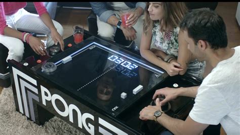 Atari Table Pong Awesomely Transforms Your Living Room Into Old School Arcade Maxim