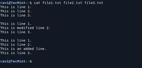 如何在 Linux 中使用 Diff3 命令进行文件合并