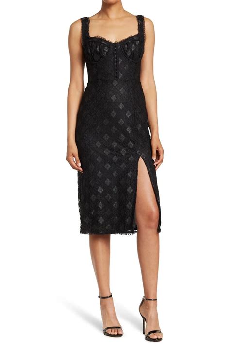 Astr The Label Astr Hook And Eye Corset Lace Sleeveless Dress