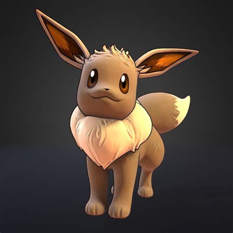 3d Model Eevee Pokemon Turbosquid 1248806
