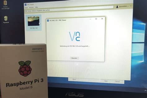 raspberry pi via vnc fernsteuern vom computer pc aus