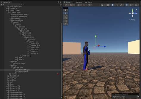 Animation Rig Bone Is Offset From Target Unity Engine Unity