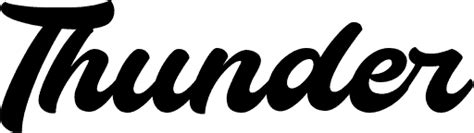 Thunder Demo Font