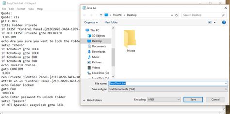 How To Create A Secret Folder Using Notepad Techi Tech