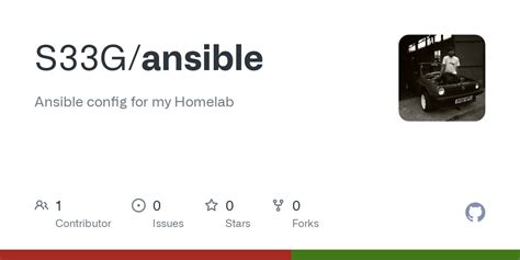 GitHub S G Ansible Ansible Config For My Homelab