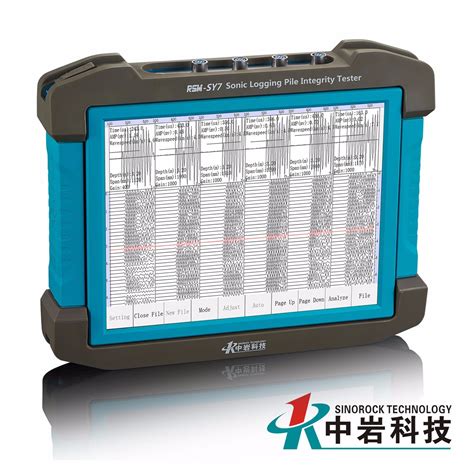 Rsm Sy7 F Ultra Sonic Pile Integrity Tester Pile Testing Equipment Sonic Logging Tester And