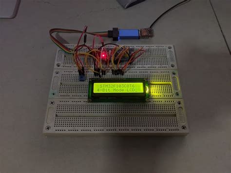 Stm32f103c8t6 Blue Pill And Character Lcd Interfacing Example