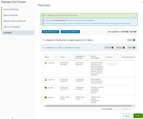 Replacing Vidm Certificate With Vmware Lifecycle Manager Benit Services