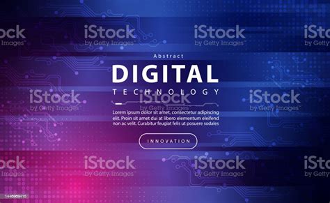 디지털 기술 배너 블루 핑크 배경 개념 사이버 기술 조명 효과 추상 기술 혁신 미래 데이터 인터넷 네트워크 아이 빅 데이터 선