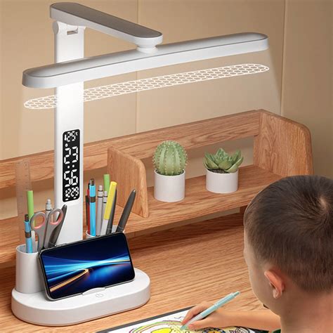 Luckky Multifunctional Desk Lamp LED Desk Lamps With USB Charging Port Adjustable Foldable