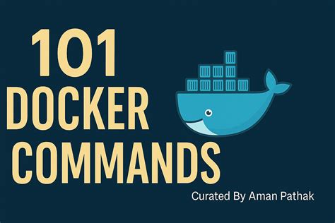 101 Docker Commands With Real Use Cases By Aman Pathak Devops Aws