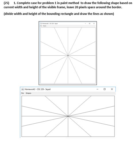Solved Java Please Help With My Code Need My Draw Lines To Chegg